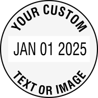 Shiny 532D Round Date Stamp | Stamp-Connection.com